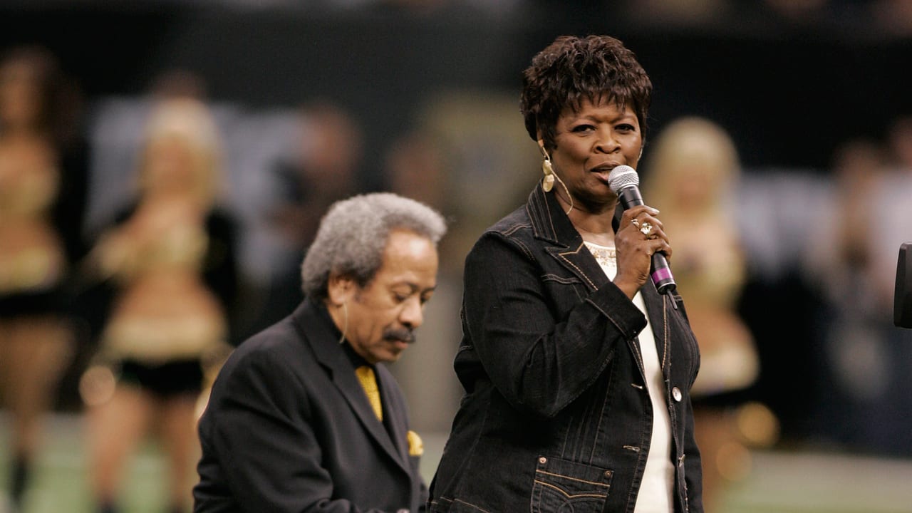 Saints Highlights: Irma Thomas & Allen Toussaint perform the National Anthem | 2006 Week 3
