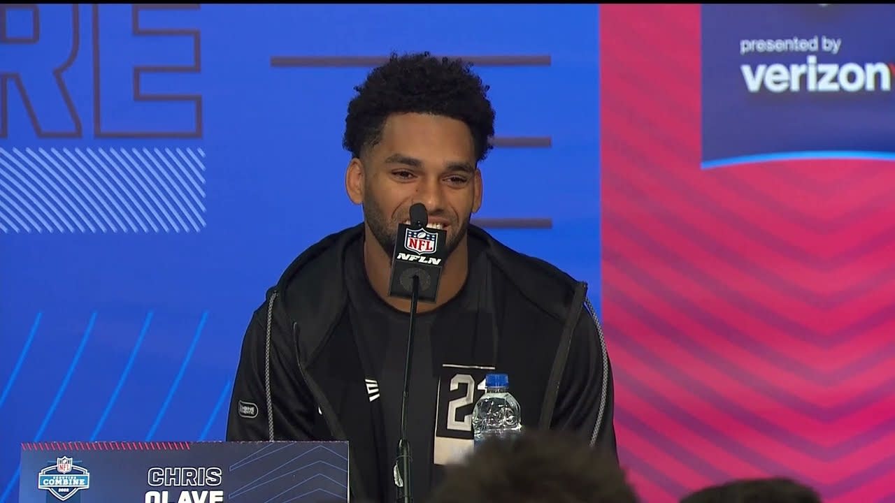 Ohio State wide receiver Chris Olave interview | 2022 NFL Scouting Combine
