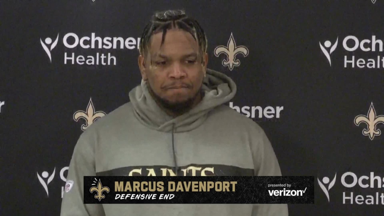 Marcus Davenport on Aaron Rodgers, week 1 vs. Packers | Saints Practice ...