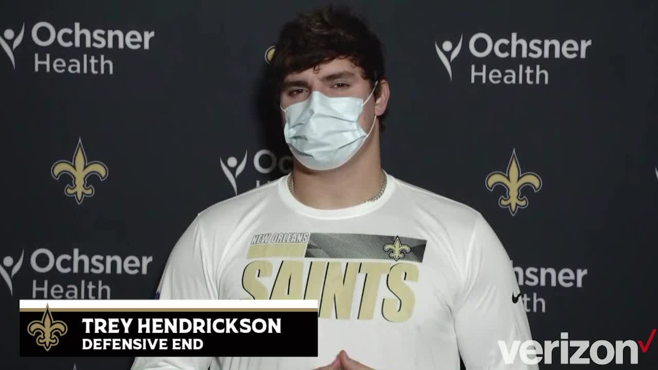 Saints Week 5 Interviews: Trey Hendrickson talks defensive line pass ...