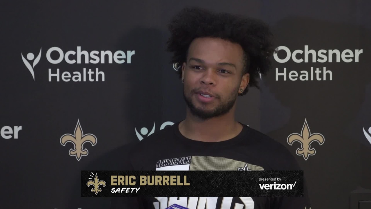 Saints S Eric Burrell on forced fumble vs. Ravens in week 1 of 2021 NFL ...