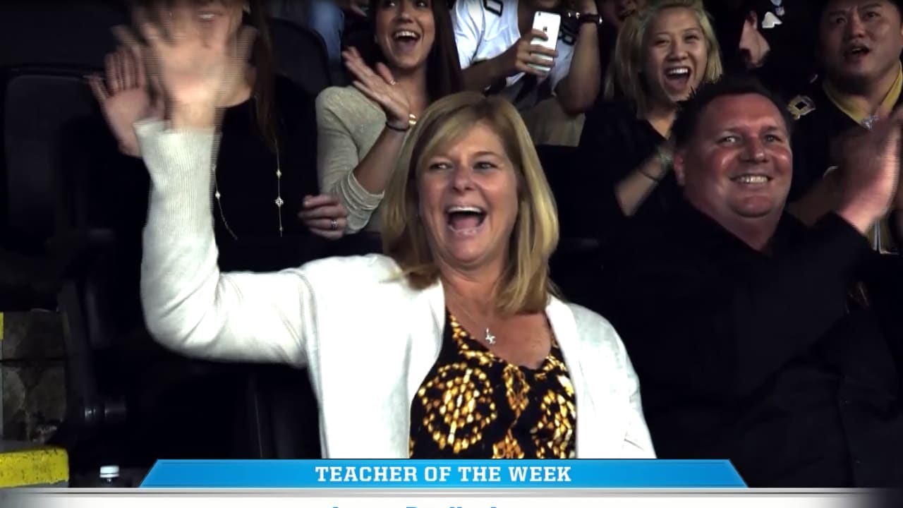 Laura Devlin Jonau named Saints/Chevron Teacher of the Week during ...
