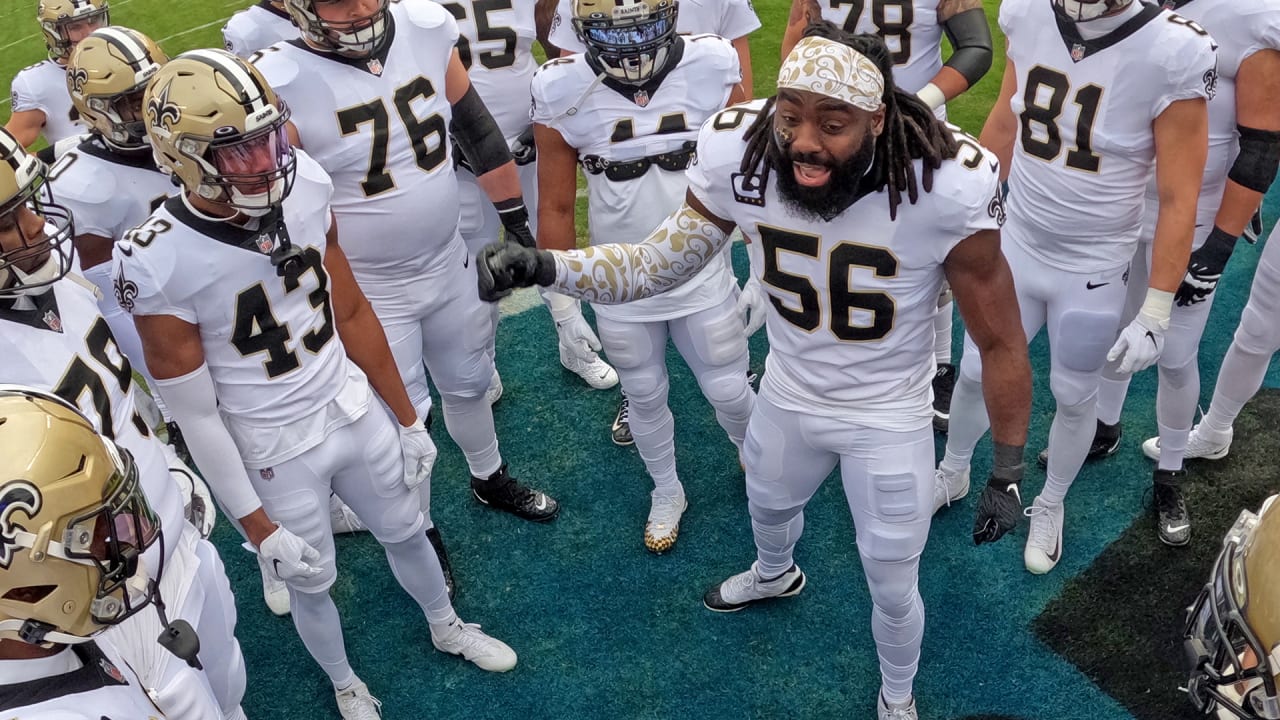 Saints Pregame Huddle at Philadelphia Eagles Week 11 | 2021 NFL