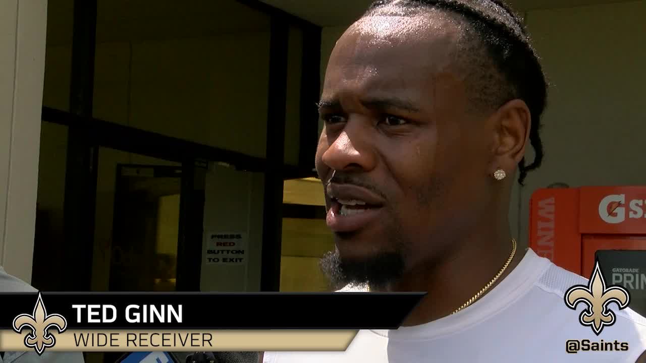 Ted Ginn Jr. Saints Training Camp Media Availability: July 26, 2019