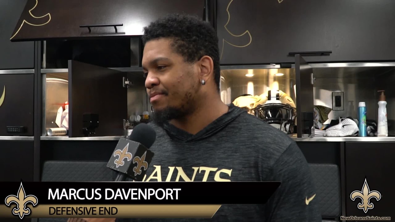 Marcus Davenport, "They're a really athletic group"