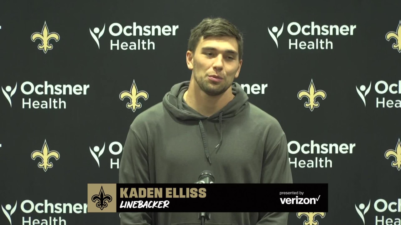New Orleans Saints linebacker Kaden Elliss' media availability 11/14/2022