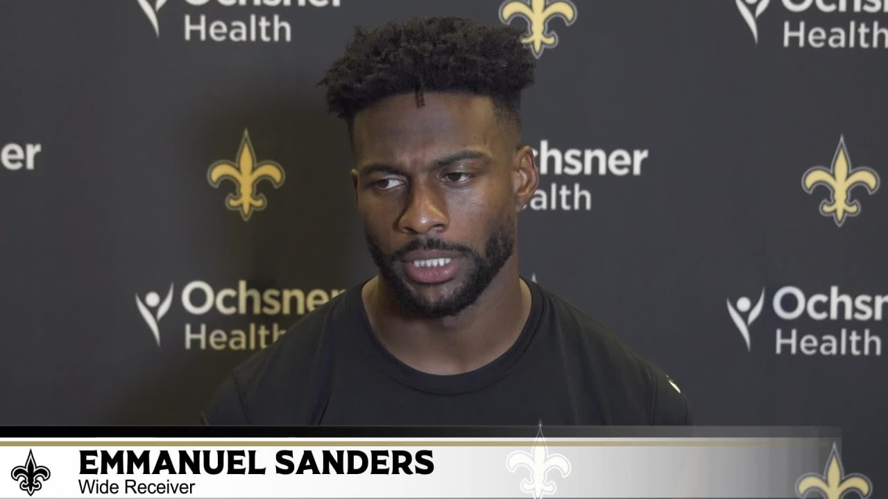 Saints Week 2 Interviews: Emmanuel Sanders on Saints wide receivers ...