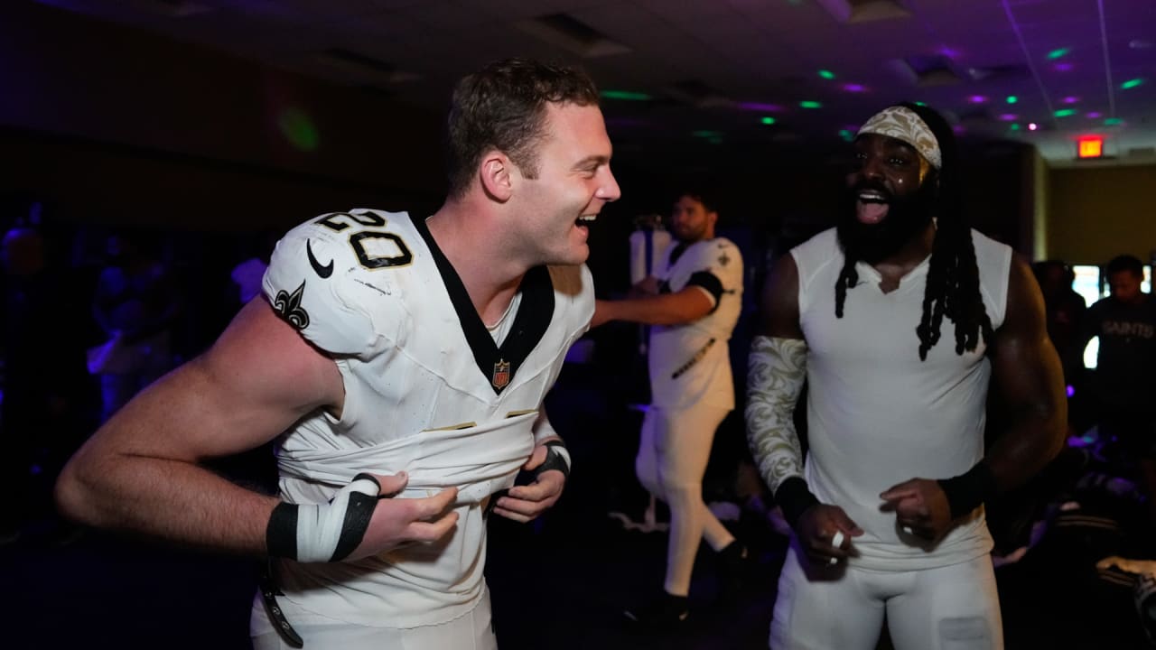 Photos: Postgame Locker Room | Saints vs Colts | 2023 NFL Week 8