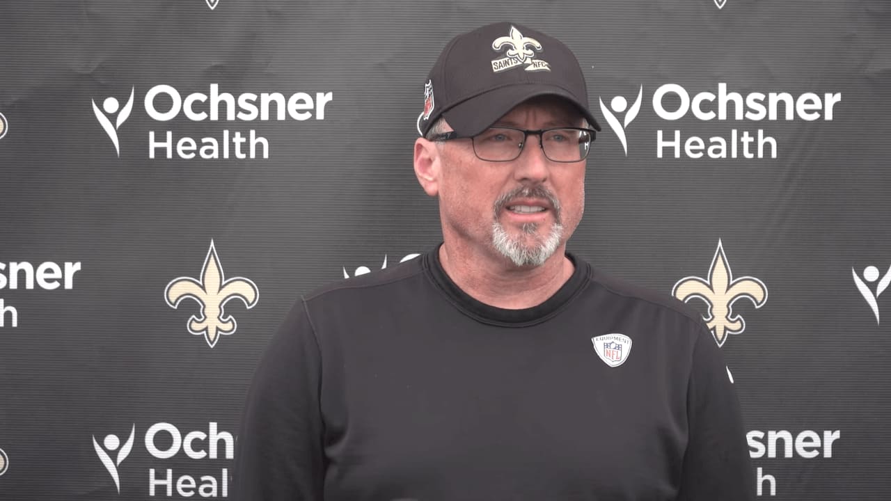 New Orleans Saints offensive coordinator Pete Carmichael on Aaron ...