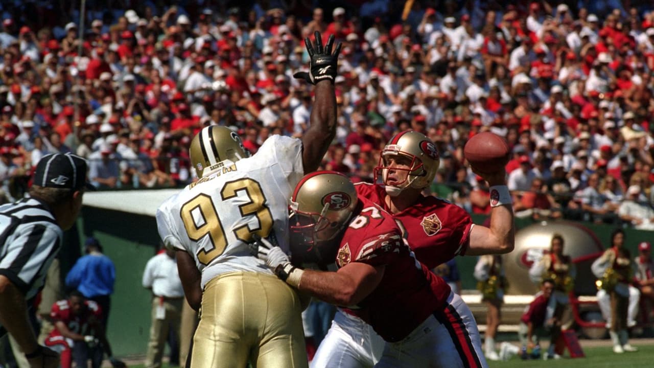 Wayne Martin with the New Orleans Saints