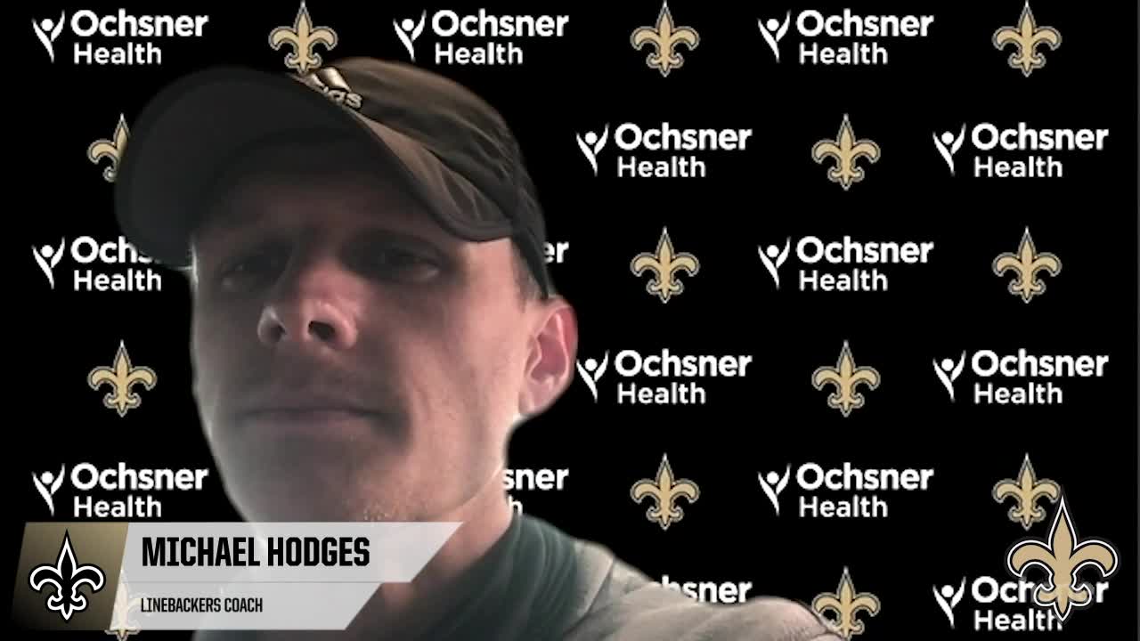 Linebackers coach Michael Hodges talks importance of pass coverage at ...