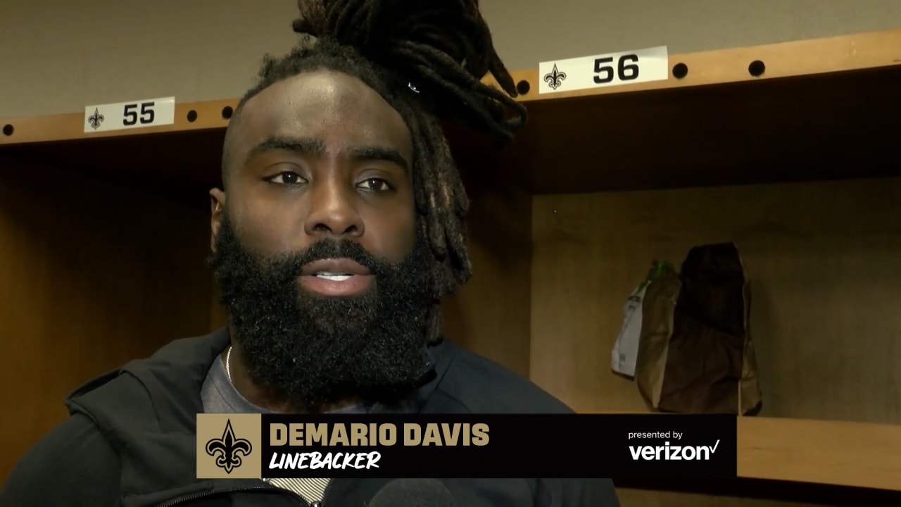 New Orleans Saints linebacker Demario Davis' postgame interview after ...