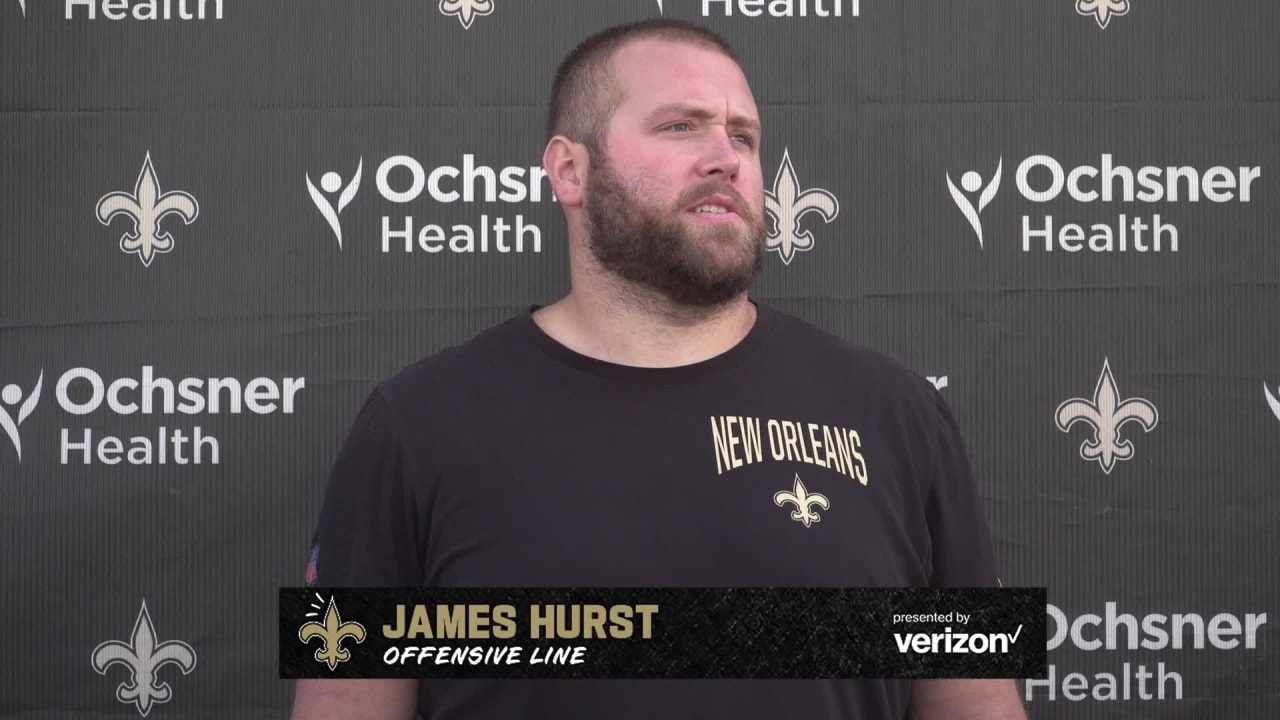 Saints OL James Hurst on switching positions from guard to tackle 11/3/21