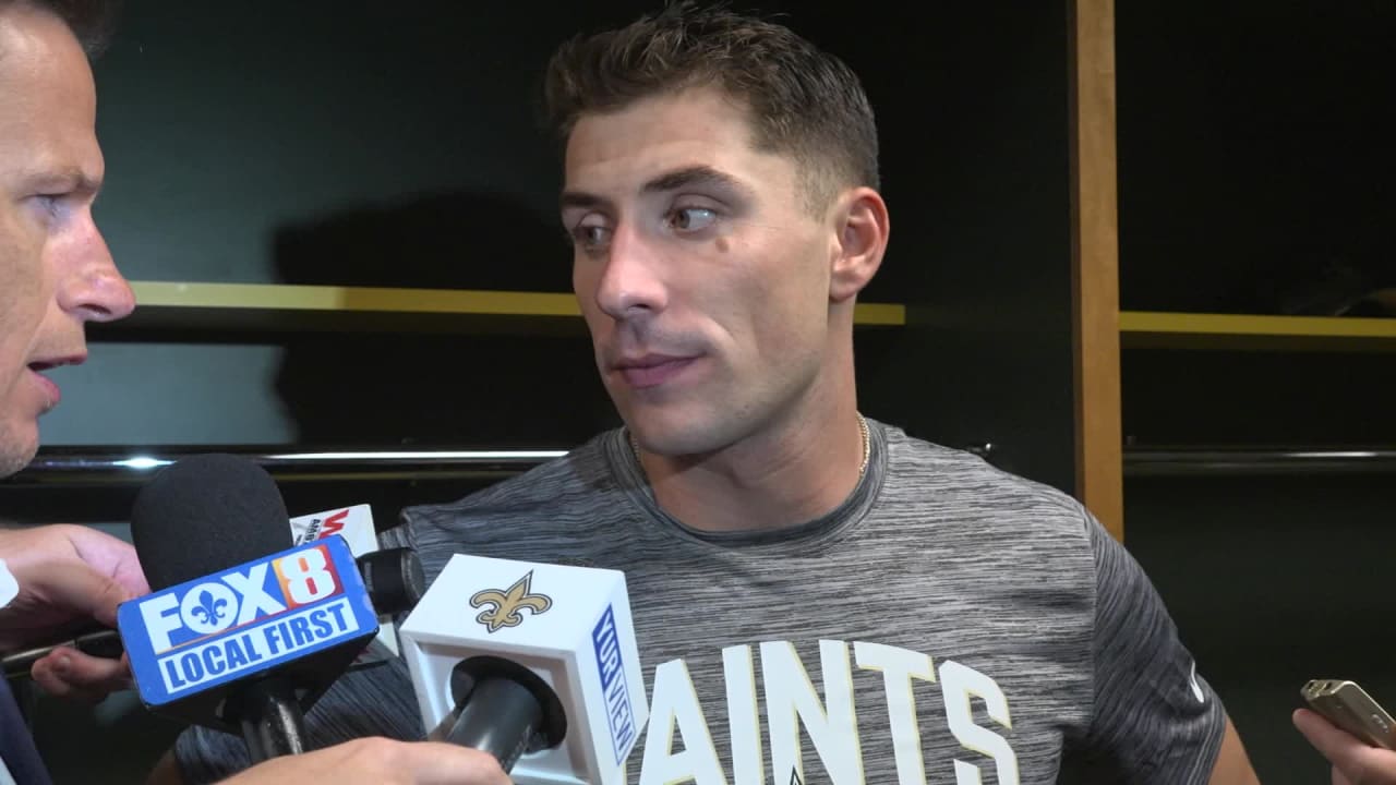 Packers vs. Saints Preseason - Quarterback Ian Book Postgame Interview ...
