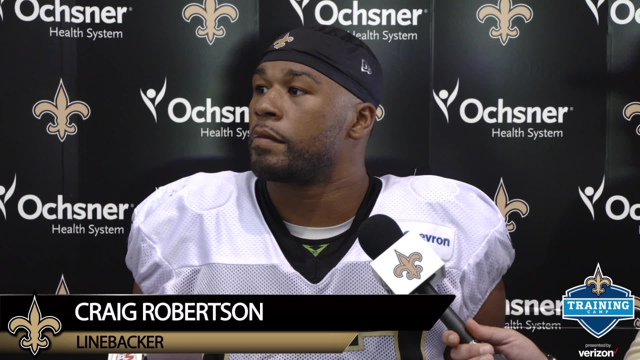 Craig Robertson's Training Camp media availability - August 1