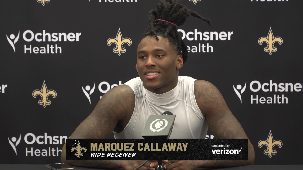 Saints WR Marquez Callaway on Saints' wide receiver room 11/10/2021