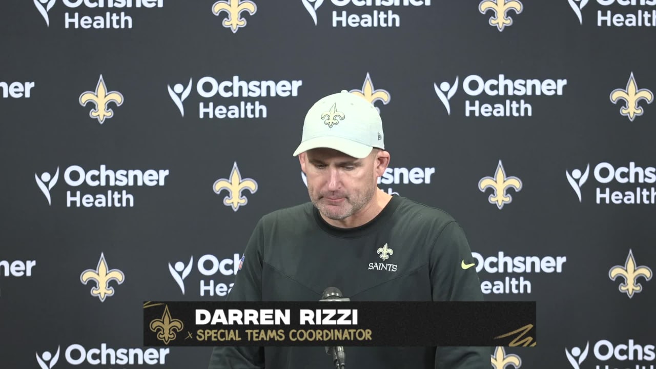 Darren Rizzi talks Rashid Shaheed, punting | Saints vs Bears 2023 NFL ...