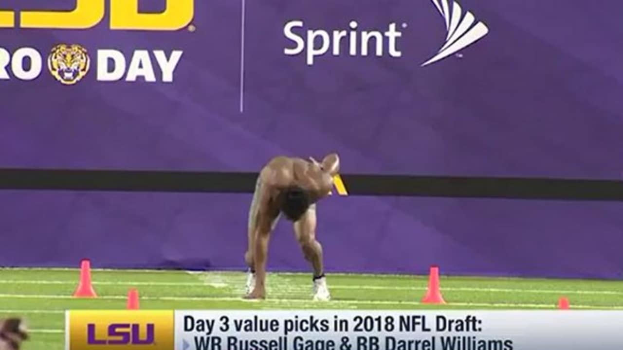 Mayock's takeaways on Russell Gage from LSU pro day
