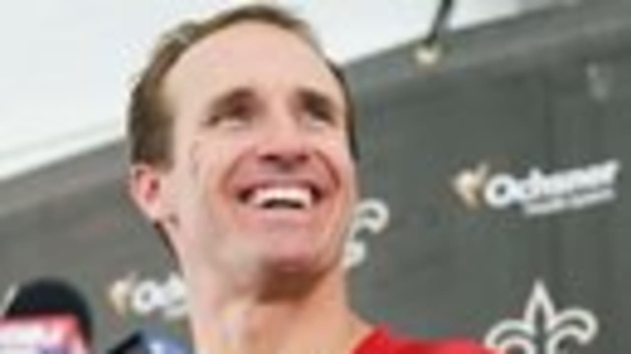 Drew Brees on Wednesday's training camp practice