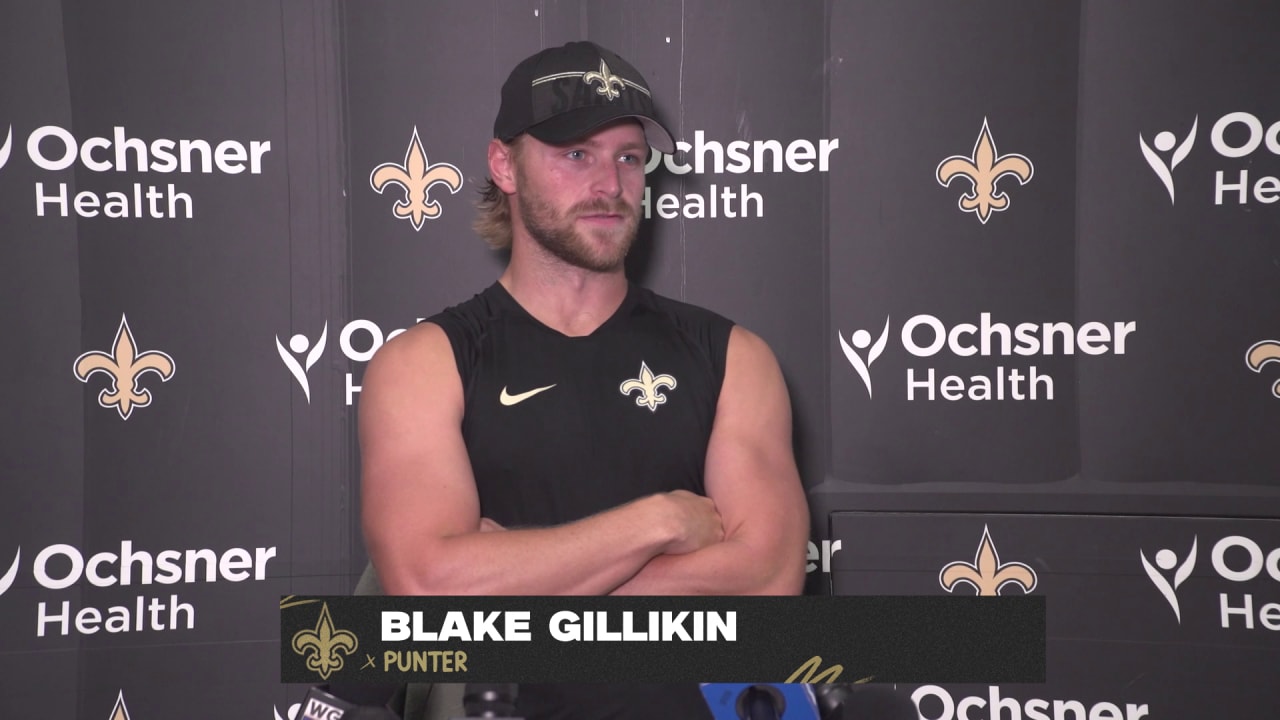 Training Camp: Saints punter Blake Gillikin talks Camp Competition at ... Training Camp: Saints punter Blake Gillikin talks Camp Competition at ...