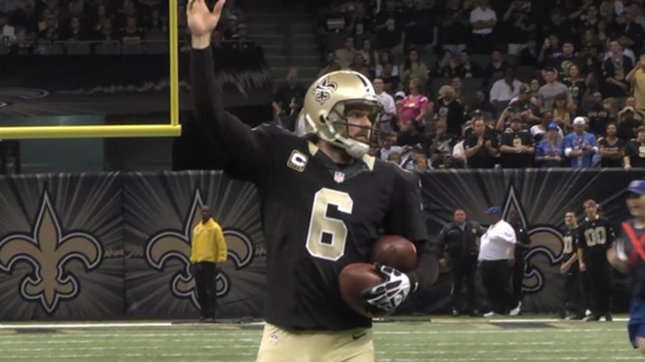 Thomas Morstead Leads Saints Who-Dat Chant