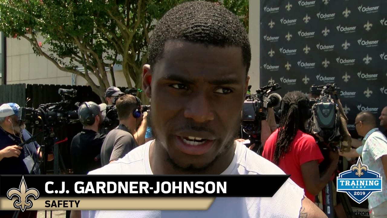 C.J. Gardner Johnson Saints Training Camp Media Availability: July 29, 2019
