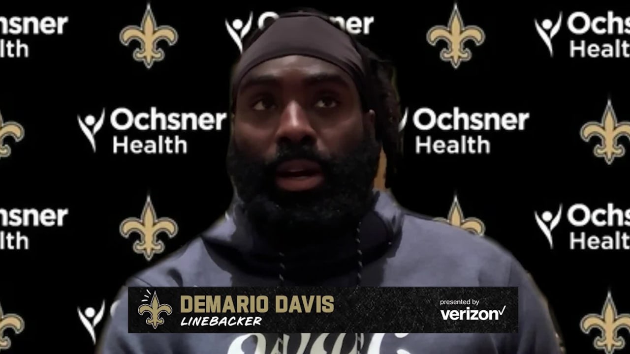 New Orleans Saints linebacker Demario Davis talks about Hurricane Ida