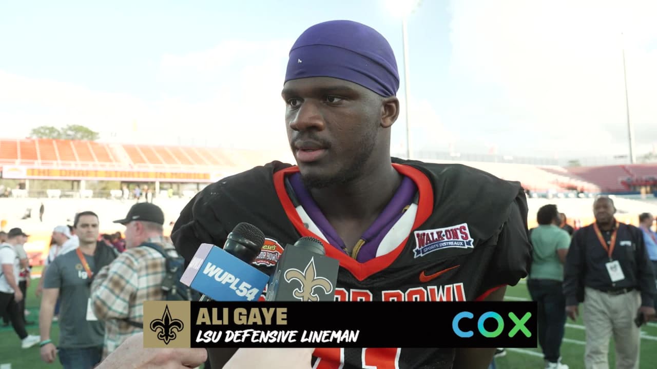LSU DE Ali Gaye interview | Senior Bowl 2023