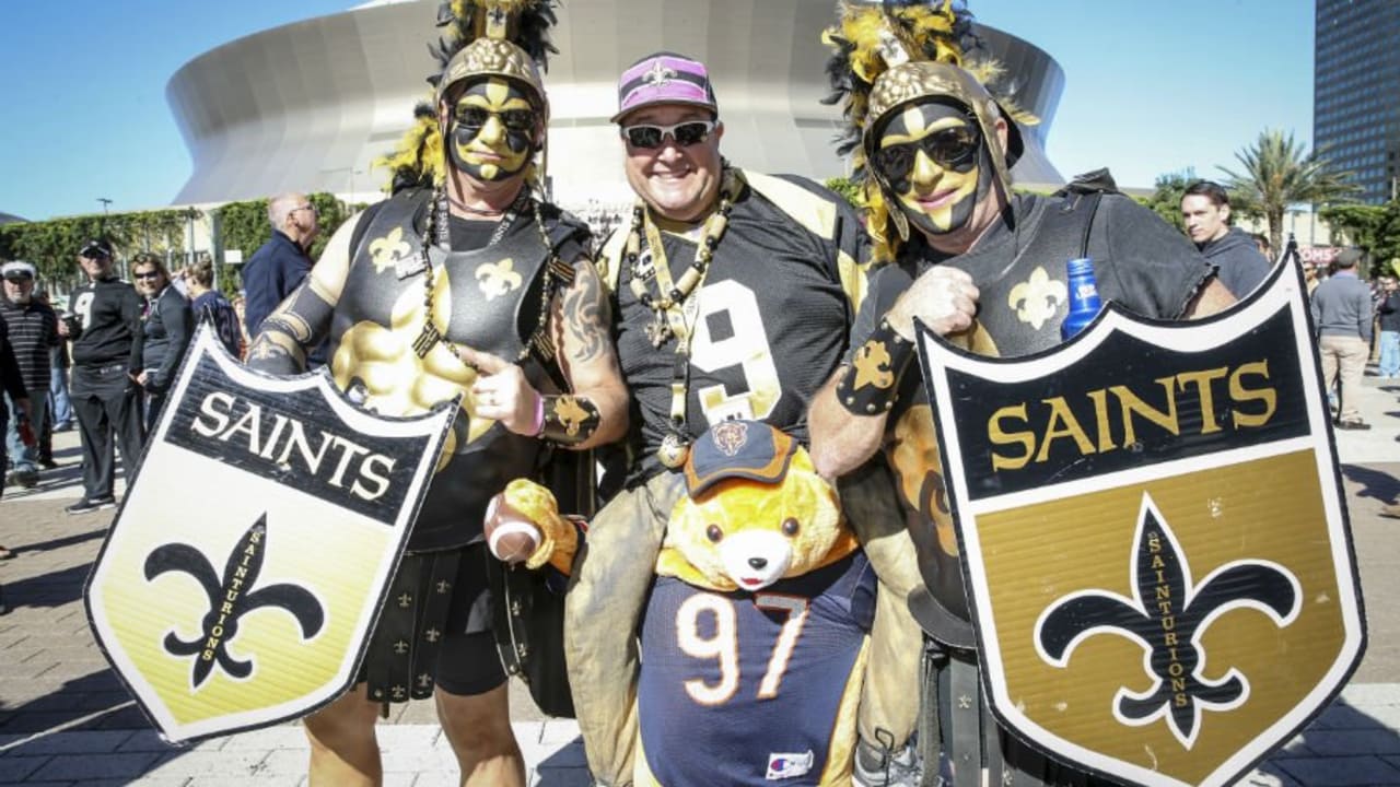 Saints Fans Celebrate Halloween