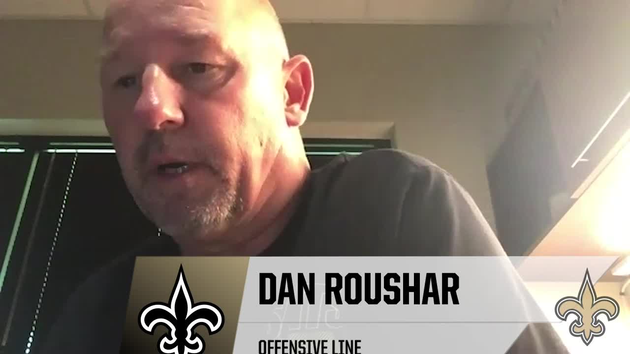 Dan Roushar talks initial impressions of Cesar Ruiz at Saints training camp
