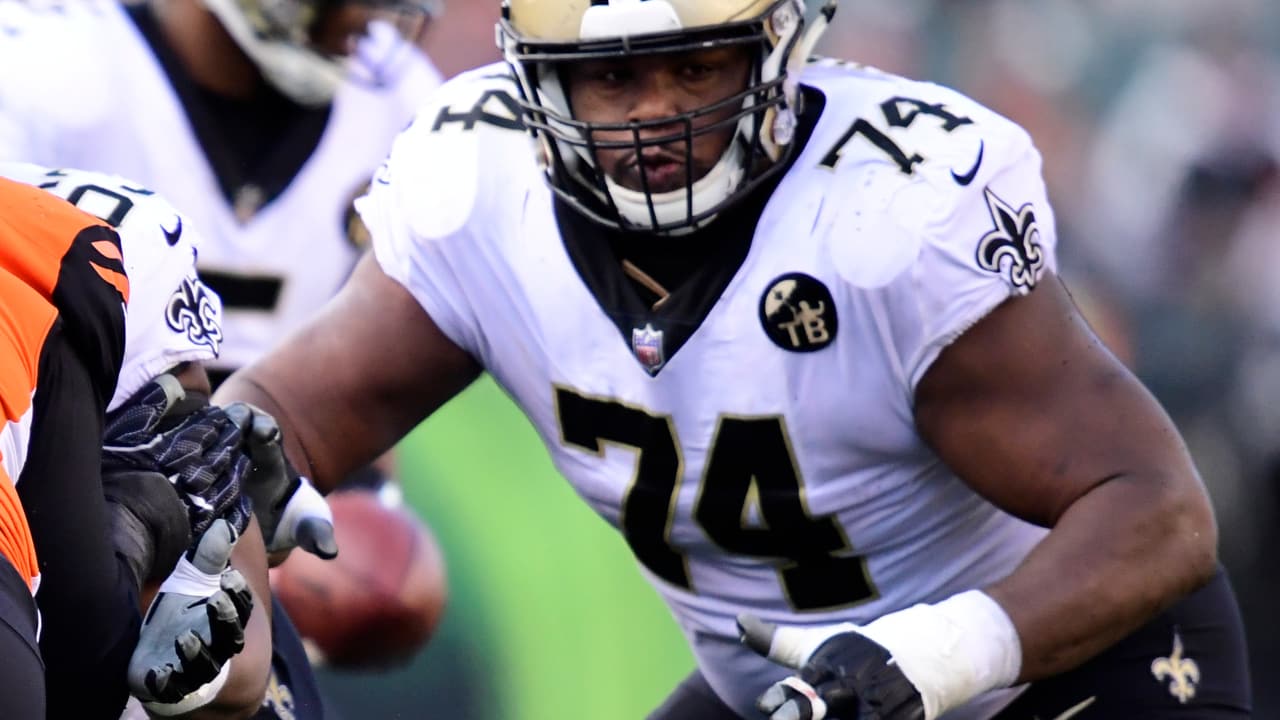 Jermon Bushrod a familiar face along New Orleans Saints offensive line