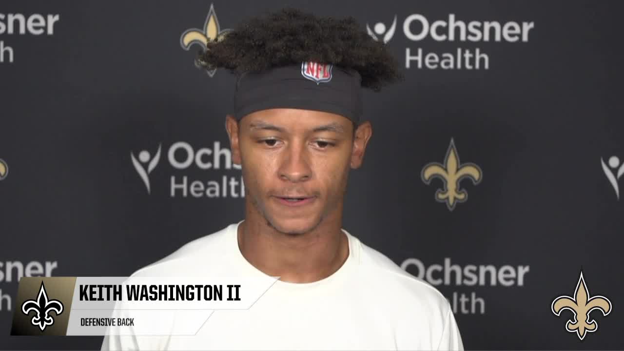 Rookie Keith Washington II talks learning from coaches, veteran players ...