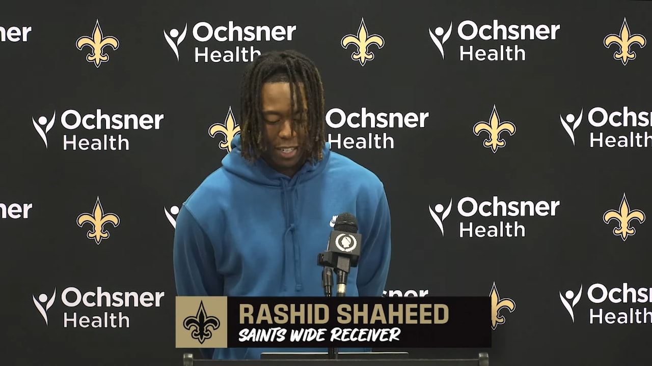New Orleans Saints wide receiver Rashid Shaheed on productive game in ...