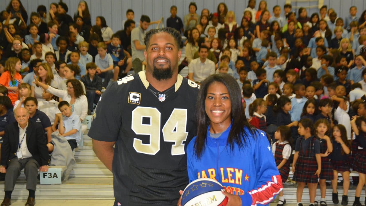 Cameron Jordan partners with Harlem Globetrotters to present anti ...