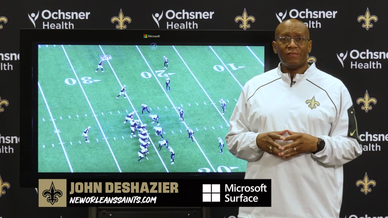 New Orleans Saints wide receiver Chris Olave's touchdown catch vs ...