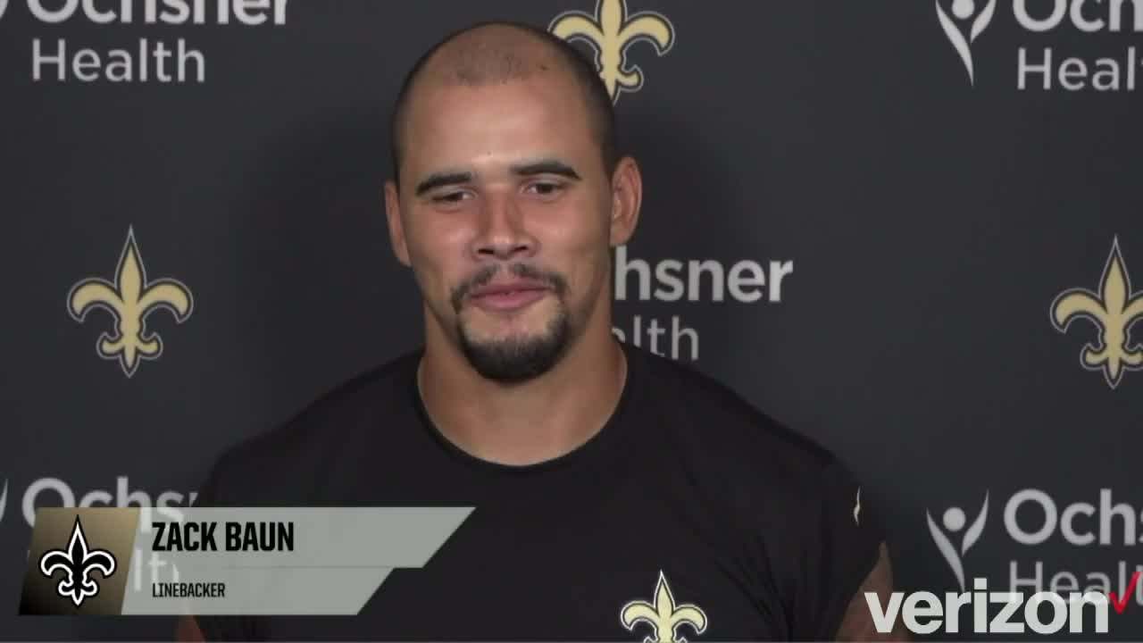 Zack Baun talks first NFL Training Camp experience and the adjustments ...