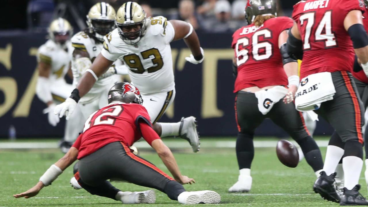 Cam Jordan and David Onyemata combine forces on the Tom Brady fumble ...