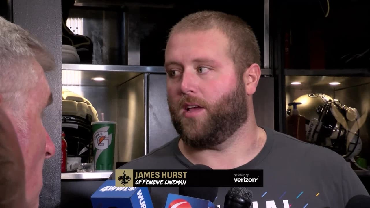 Saints LT James Hurst talks injury status, Saints offensive line in Week 1 vs. Falcons 9/7/2022