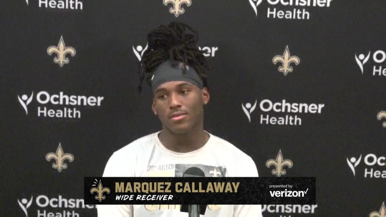 Marquez Callaway talks Jameis Winston, week one | Saints Practice 9-8-21