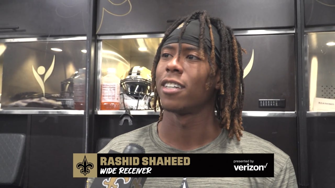 New Orleans Saints wide receiver Rashid Shaheed talks role in the ...