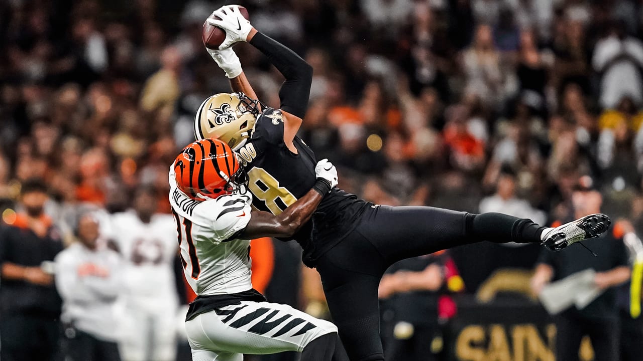 Saints WR Keith Kirkwood makes eye-popping high-point catch in traffic ...