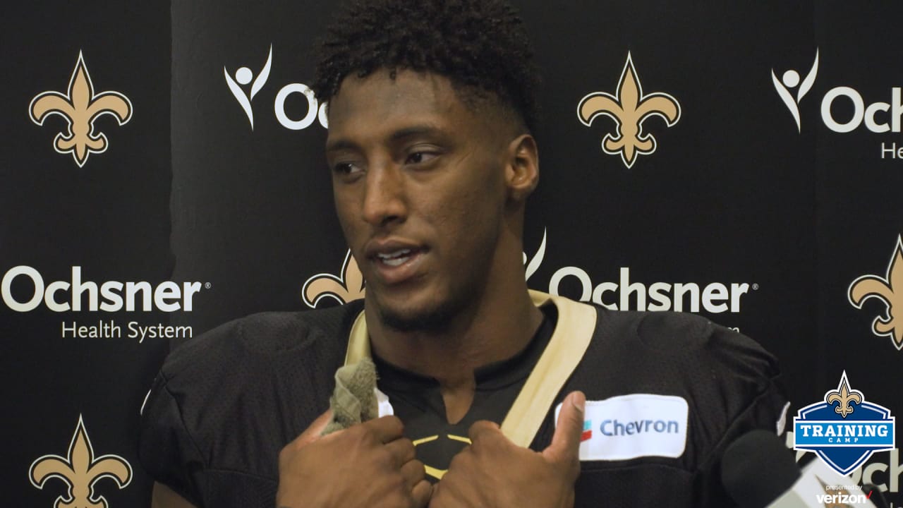 Michael Thomas Training Camp Media Availability - August 10