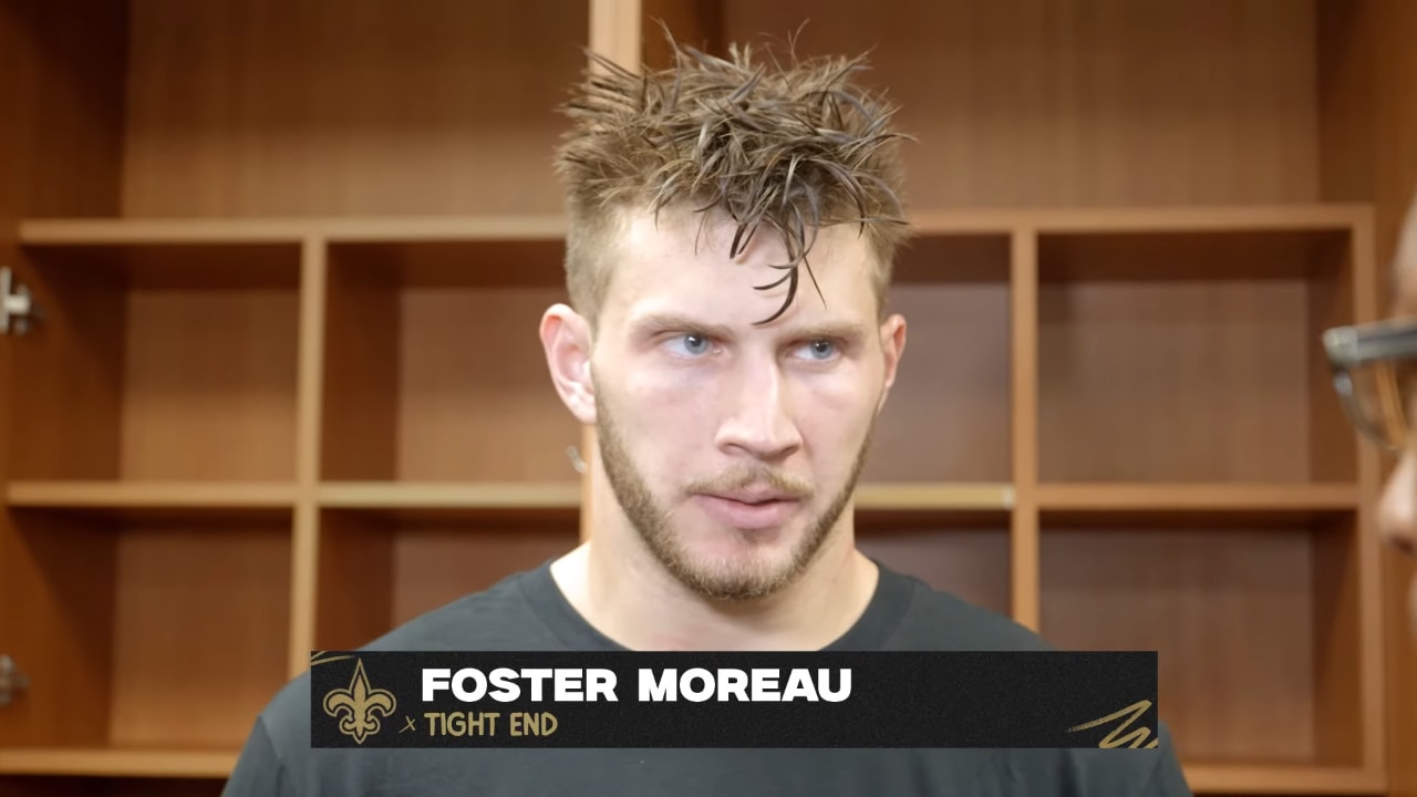 Thursday Night Football: Saints TE Foster Moreaue talks tough drop