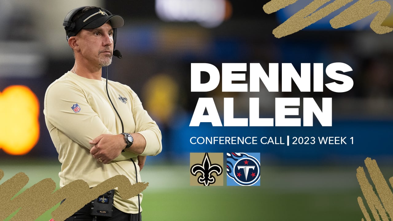 Dennis Allen's Week 1 Conference Call - Sep. 6, 2023