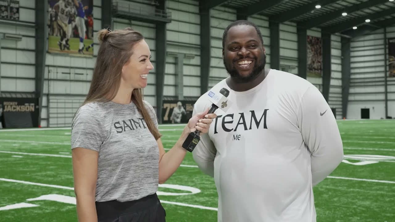 Training Camp: Saints DT Khalen Saunders talks about his first camp in ...