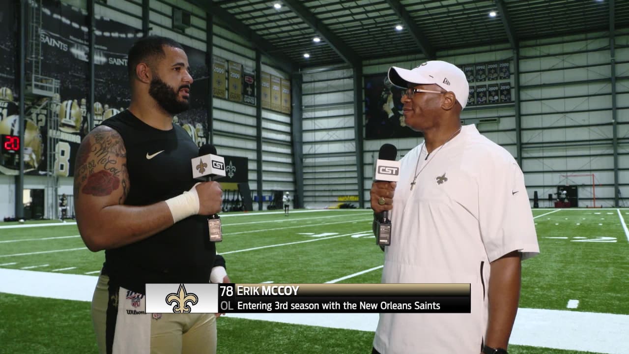 One-on-one with New Orleans Saints center Erik McCoy