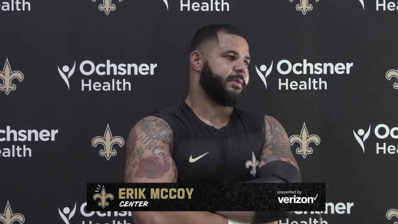 Erik McCoy Center New Orleans Saints Training Camp Interview 8/21/2021
