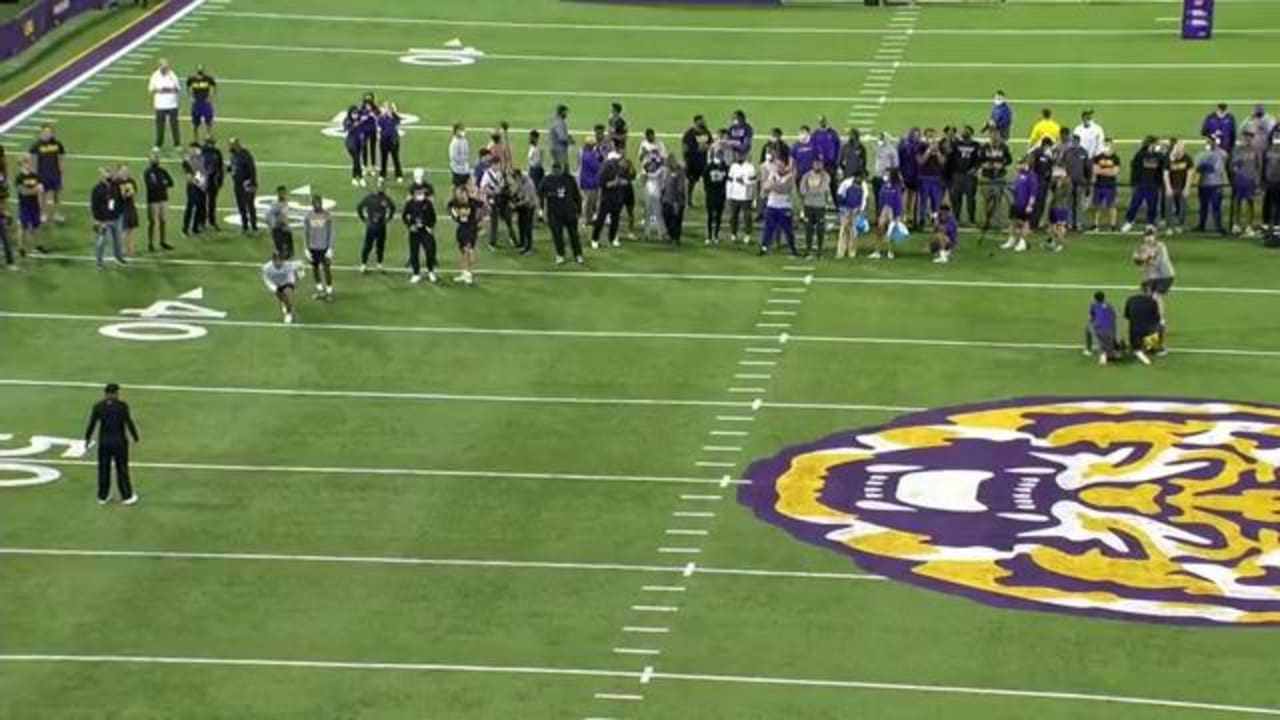 Ja'Marr Chase's LSU Pro day Highlights | 2021 LSU Pro Day