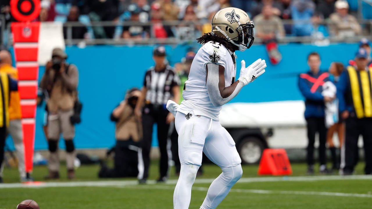 Alvin Kamara tumbles into the end zone for second TD | Saints-Panthers Highlights