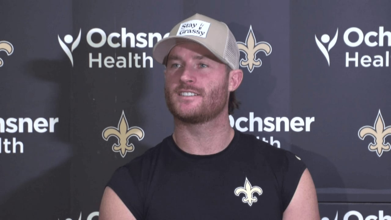 Saints Training Camp 2022 - Wil Lutz Media Availability 8/24/22